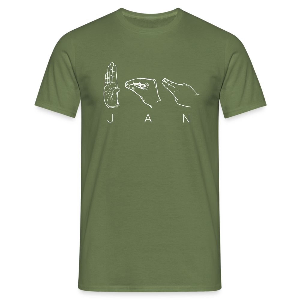 Teckenspråk - Jan - T-shirt – Pressit.se